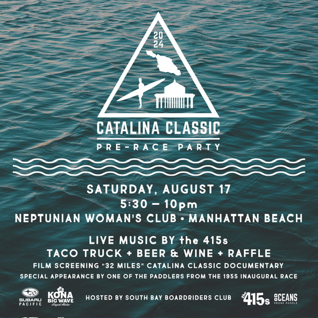 Catalina Classic Kick Off Party | South Bay Boardriders Club